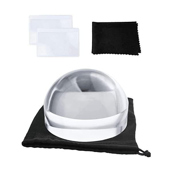 ホワイト/-/-・パッケージ個数:1・?4倍率ドーム拡大鏡 直径65mm、厚さ45mm、重量約128g、拡大率4倍。手元に置いておいても邪魔にならないコンパクトサイズです。・?文鎮の作用ドームルーペ テーブルが滑って、新聞や書類などを落とす...