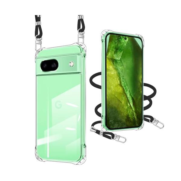 クリア/Pixel 8A/-・Size:Pixel 8AColor:クリア・対応機種スピーカーとポートに対応した精確なカット加工と、押しやすいボタン設計により、機能性がしっかり保たれます。・実用・縄掛けケースショルダーストラップ付き、取り付...