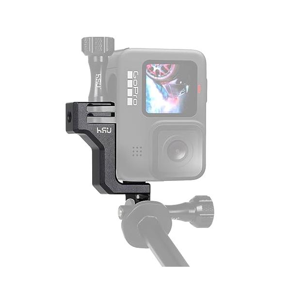 ブラック/-/-・縦撮りと横撮り：このゴープロ マウントは、goproカメラのためにデザインされ、新しい撮影体験を提供します。この90度アダプターを使用することで、縦撮りだけでなく、簡単に横撮りに切り替えることができ、面白い撮影アングルを発...