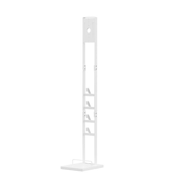 ホワイト/奥行21.5cm×幅28.5cm×高さ122cm/-・Color:ホワイト・商品サイズ: 奥行21.5cmx幅28.5cmx高さ122cm、重量約3.5kg。厚くて重い土台があり、非常に安定しています。倒れそうな心配はないです。・...