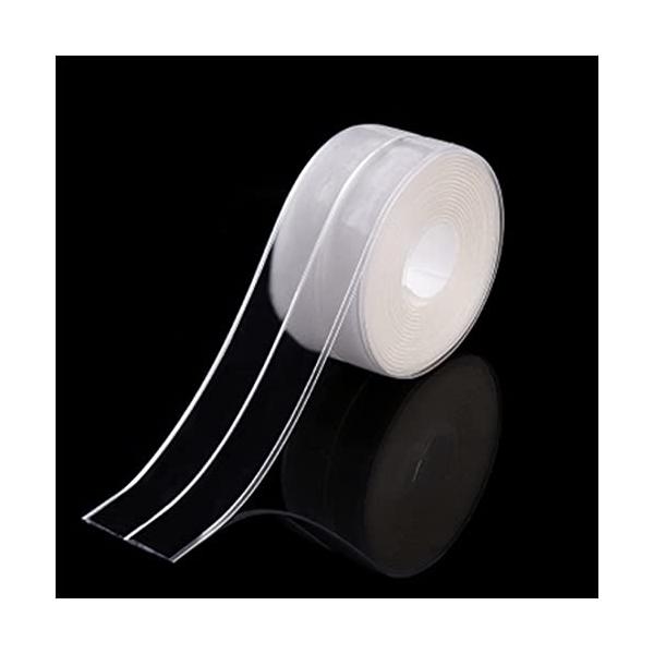 無色透明/1個/-・Size:1個Color:無色透明・超強力な密封性と独自の設計隙間テープはとても柔軟で、中間の折り目で90度に折り曲げられるので、壁の隙間を塞ぐのに便利です。また、既存のシーリングをきれいな見た目に補修することもできます...