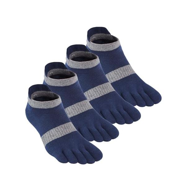 ブルー 4足組/25.0-27.0 cm/-・Size:25.0-27.0 cmColor:ブルー 4足組・メイン素材: 80％綿＋18％ポリエステル＋2％スパンデックス。・サイズ：25-27cm、弾力がある素材を使って、伸縮性が良い、優れ...