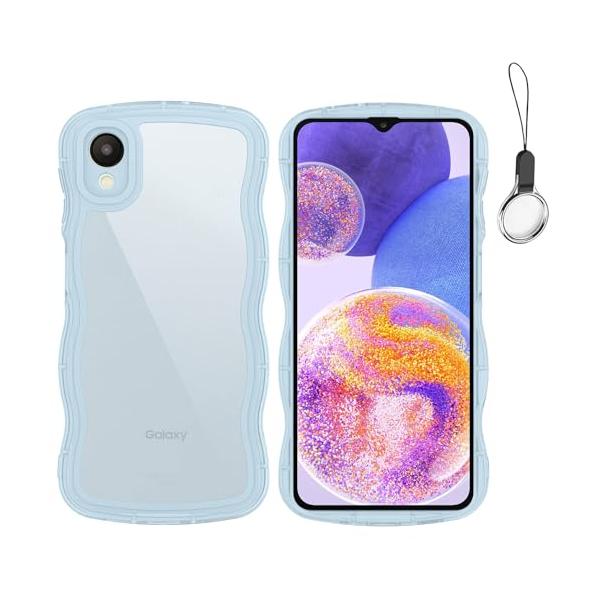 ブルー/Galaxy A23 5G/Galaxy A23 5G・Size:Galaxy A23 5GColor:ブルー・Galaxy A23 5G対応ご購入前に、お使いの携帯電話の正しいモデル/サイズしてください。HILEGENER可愛いソ...