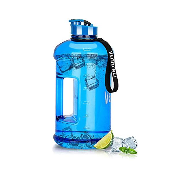 スポーツ。ブルー/2200 ml/SH022_BL・Color:ブルー・??大容量・楽な確認平均的な1日の水分補給のニーズを満たし、水分摂取量をしっかりと確認することがなスポーツ用のウォーターボトル2.2L。 半透明のボトルの測定目盛りで、...