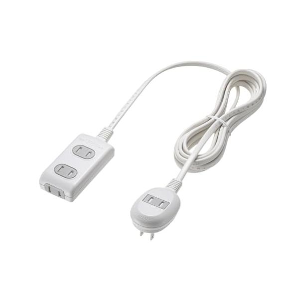 3個口タップホワイト/3m/TAP-B9-3K・Size:3mStyle:3個口タップ・パッケージ個数:1・プラグにシャッター付差込口が1個付いているので、壁のコンセントを無駄なく使えて便利です。・差込口はホコリ防止シャッター付きで、トラッ...