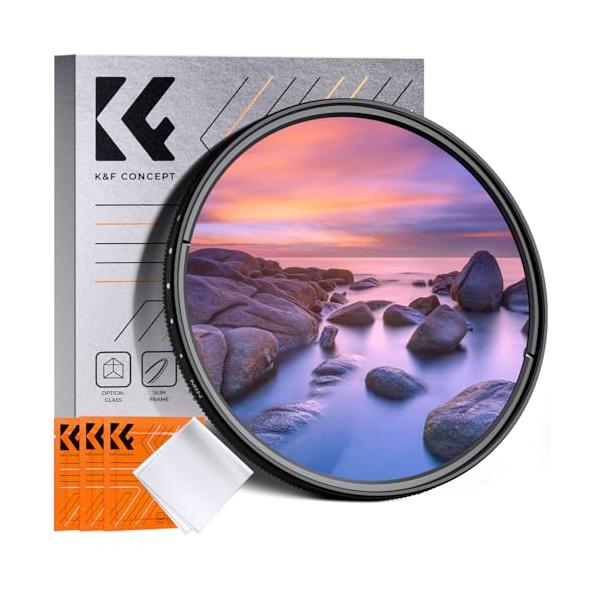 -/67mm/-・Size:67mm・パッケージ個数:1・Nano-Klear 可変NDフィルターK＆F Concept ND2-2000の可変NDフィルターはND2からND2000までの11段階の光量が調整で、減光フィルターの濃度はさまざ...