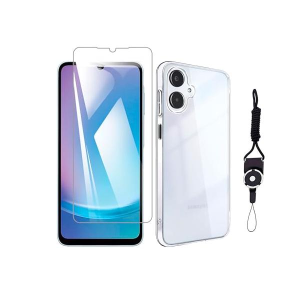 透明/1+1For Galaxy A25 5G/-・Size:1+1For Galaxy A25 5G・対応機種For Galaxy A25 5G SC-53F SCG33 用のフィルム1枚ガラスフィルム+1個TPU シリコン ケース・表面...