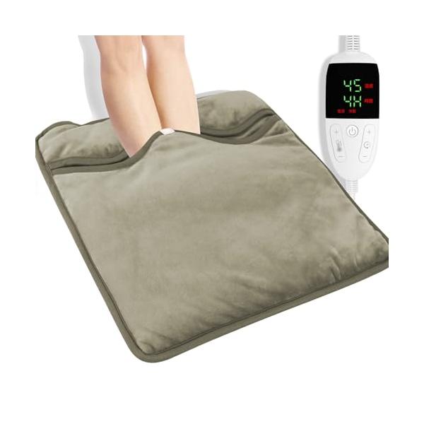 抹茶色/-/-・Color:抹茶色・???? 2025新登場！8段階温度調節・6段階タイマー設定BILIWALの足温器をは過熱保護機能付きの新型炭素繊維発熱芯を採用しており、8段階の温度調節と6段階タイマー調節機能付き、20秒で素早く加熱、...