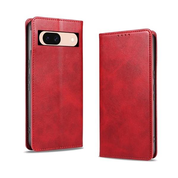 レッド/Google Pixel 8A/-・Size:Google Pixel 8AColor:レッド・軽量薄型Google Pixel 8A対応全面保護スマホケース。軽量設計の手帳型で、長く持っても手が疲れる感じもありません。各機種にピッ...