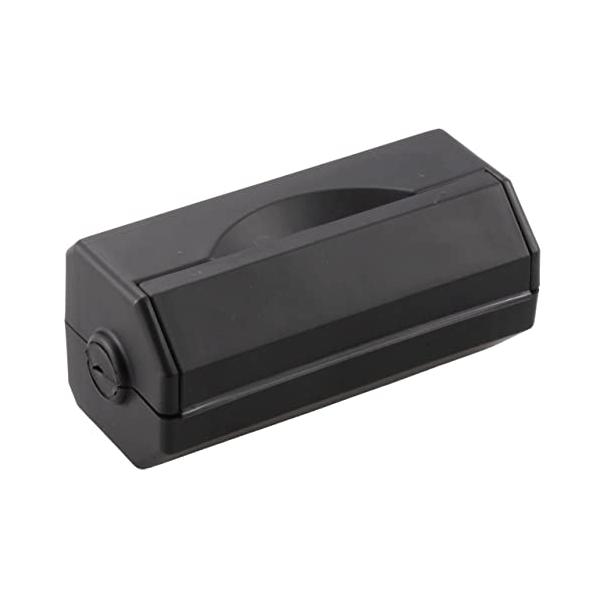 インダストリアルブラック/-/HS-BOX01・パッケージ個数:1・質量:約110g・寸法:幅70×奥行70×長さ155mm・防雨構造ですので、屋外での作業や多少の雨にも安心・タップにホコリなどがたまりにくく火災の予防になります。また、プラ...