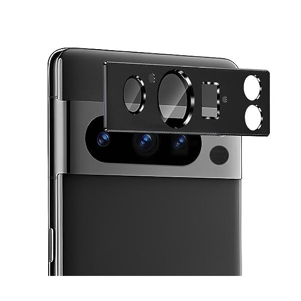 ブラック/[合金製]Pixel 8 Pro/-・対応機種・アルミ合金一体感Google Pixel 8 Pro 専用カメラフィルム1枚。Google Pixel 8 Pro 機種と同じ色で本体のレンズ部分と完全に融合していく、違和感なく、一...