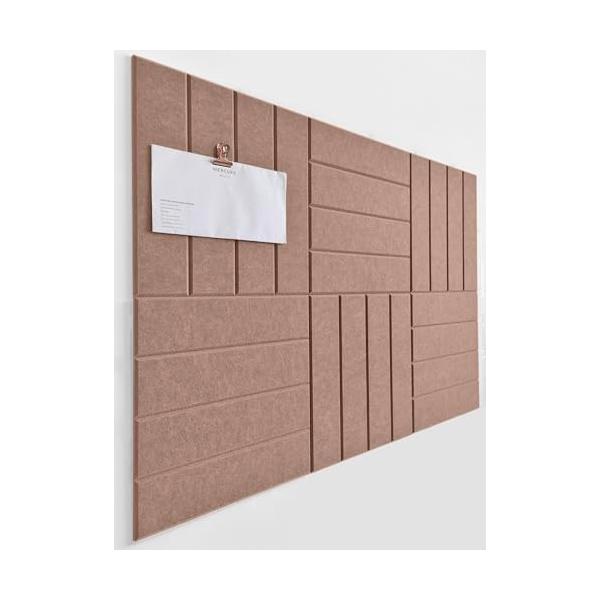 Tsuchi-iro/90 x 60 cm/-・Size:90 x 60 cmColor:Tsuchi-iro・コルクボードDIY - セットには、厚さ9mm、最大拡張サイズ90x60cmの30x30cmのフェルトボード6枚が含まれています...