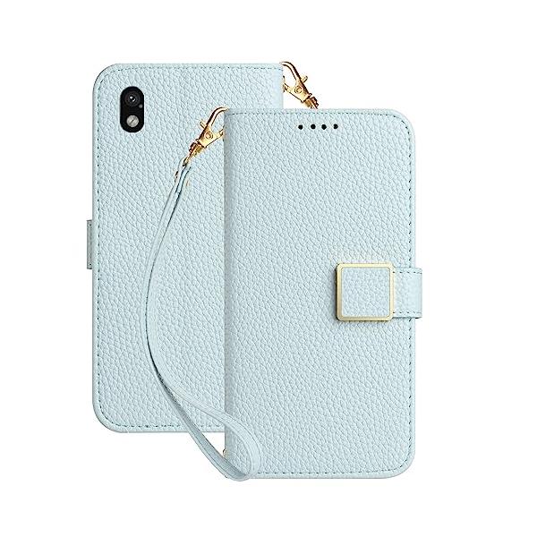 財布型アイスブルー/Xperia ACE III/-・Size:Xperia ACE IIIColor:アイスブルー・対応機種Xperia ACE III (SO-53C SOG08 A203SO) (5.5)専用！対応機種を間違いないよう...