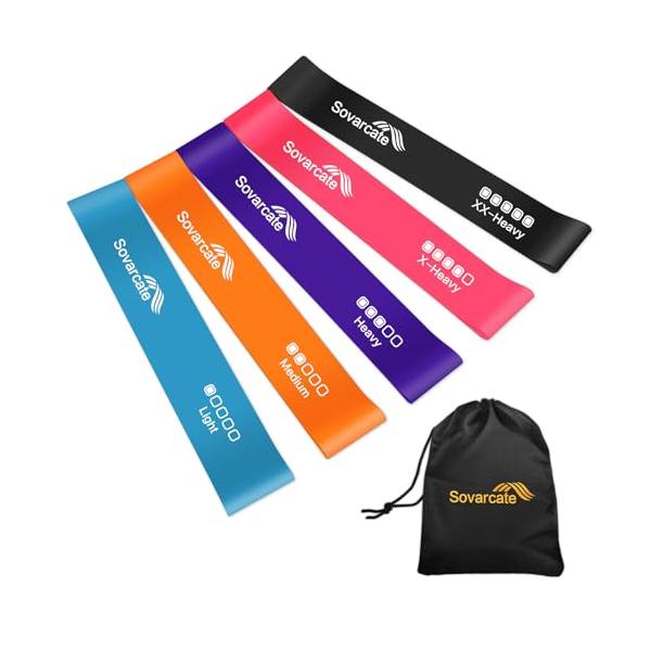 黒-赤-オレンジ-紫-青/Five size/HG680A・パッケージ個数:1・? 多彩なトレーニング方法トレーニングチューブ「Sovarcate」を使えば、あらゆる部位の筋肉を鍛えることができます。このバンドは足首や脚からお尻や腕まで様々...