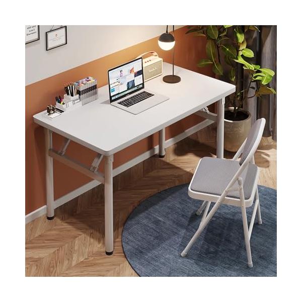 シンプルで軽奢白い/100*50cm/TZZDZ・Size:100*50cmColor:白い・広々とした作業スペース：幅100cm×奥行50cm×高さ75cm。適度なスペースを確保したい人には、スタンダードタイプがおすすめです。長方形の天板...