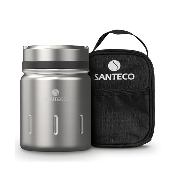 シルバー/-/HTH-500-28B・Color:シルバー・食事のしやすさ広口設計のスープジャーで口当たりがやさしい！サイズは約9*9*13、500mlの大容量で煮物やおでんなど、具材の大きな料理を入れ、周りの複数人と美味しい料理をシェアす...