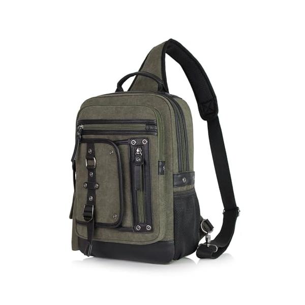 カジュアルアーミーグリーン/M/-・Color:アーミーグリーンSize:M・13インチPCやA4対応のバツクン収納力メインポケットは13インチPCやA4も収納！ペットボトル、折り畳み傘など厚みのあるものも大丈夫！リュックよりもスマートで、...