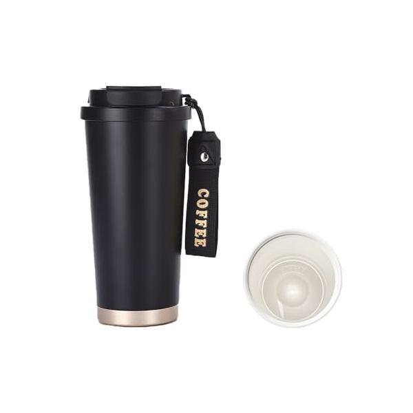 ブラック/530ml/-・Color:ブラック・内側セラミック加工で、味移りなし＆牛乳・炭酸OK新構造の内側はSUS316ステンレス製内びんをセラミック加工することにより、嫌な金属特有のニオイをゼロに。そのため飲み物本来の香りや味わいをその...