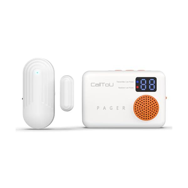 -/-/CC28WH DS16・パッケージ個数:1・多機能なドアベル受信機従来の呼ひ出しベルに比べて、新たな機能があります。電池式の受信機なので携行できるのでいつでもどこでも使用、クリップ付きでベルトやバッグへの装着が簡単、5段階の音量調整...