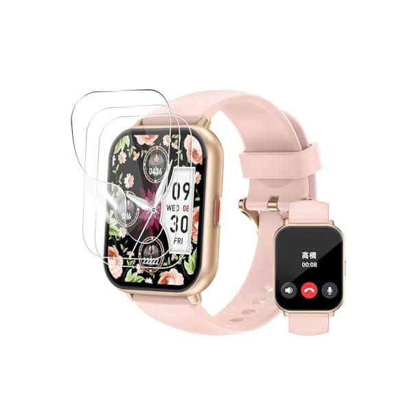 クリア/スマートウォッチ 1.85インチ 保護フィルム/Smart Watch 1.85インチ・Size:スマートウォッチ 1.85インチ 保護フィルムColor:クリア・対応機種対応 ?Cloudpoem 1.85インチ フィルム。スマー...