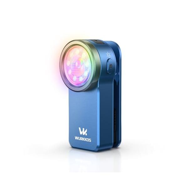 ブルー/-/HD03・Color:ブルー・超高輝度ポータブル＆8段階調節モード680ルーメンの強力なクリップ式懐中電灯！ムーン/ロー/ミディアム/ハイ/ターボ/ストロボ/SOS/ビーコンモードを搭載し、多用途にお使いいただけます。キャンプ、...