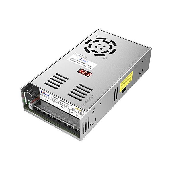 DC 0-48V 10A 480W/DC 0-48V 10A 480W/200218_JPN・Size:DC 0-48V 10A 480W・パッケージ個数:1・DROKスイッチング電源入力電圧範囲はAC110/220V±15%、出力電圧範囲...