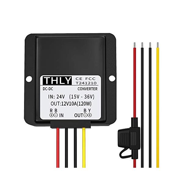 24T12-10A/24T12-10A/24T12-10A・dcdc コンバーター ： このコンバーター DC DC 24Vから12Vは、DC24VをDC12Vに変換します。 低エネルギー消費。 電圧入力：DC 15-40V、出力：DC12...