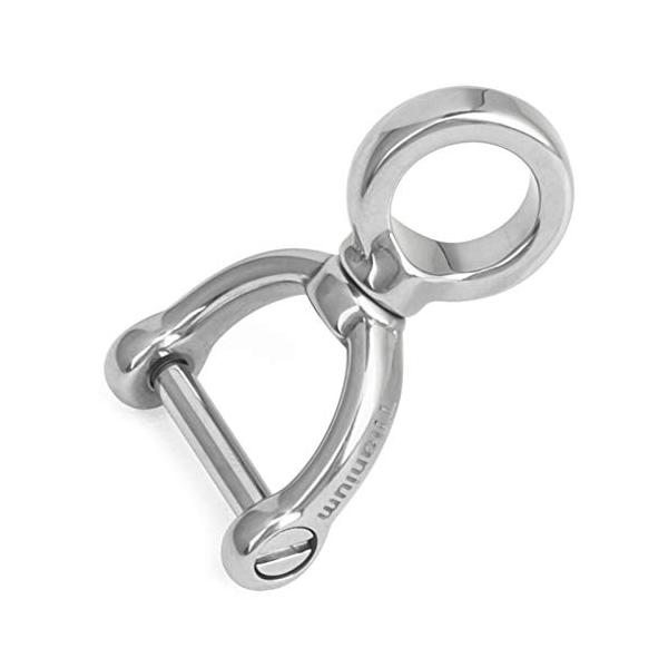 カジュアル360°回転型 シャックル S*1個/-/-・Color:360°回転型 シャックル S*1個・パッケージ個数:1・材質：チタンは、軽く、強く、海水にさらしても錆びない金属です。また、磁気を帯びる心配やアレルギーの心配が少ない素材...