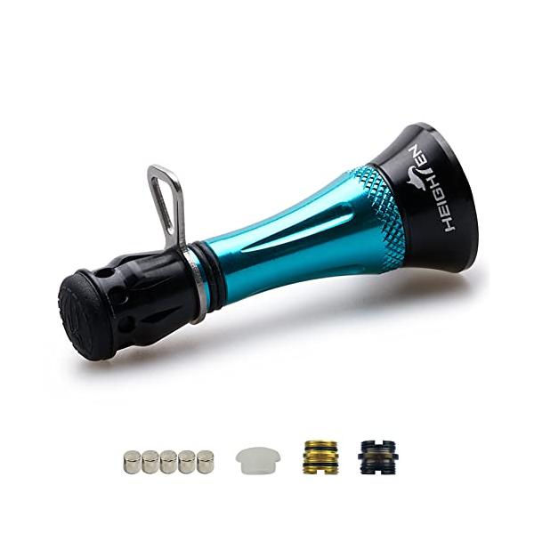 ターコイズ&amp;ブラック/48mm/RS48・Color:ターコイズ&amp;ブラック・製品仕様本体長さ: 48mm、自重: 7g、材質：70航空アルミ、耐腐食性能を持つ、海釣りもご安心対応機種シマノ/ダイワ通用(2種類のソケット付属)...