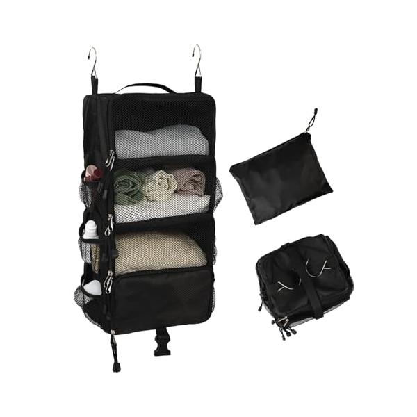 black/S/TGD2024・Size:SColor:black・素材のアップグレード従来品：105G/m2 VS 新製品の厚さUP:141G/m2　☆皺になりにくい・引き裂きにくい・フックの直径が大きいフックの直径が大きいため、クローゼ...