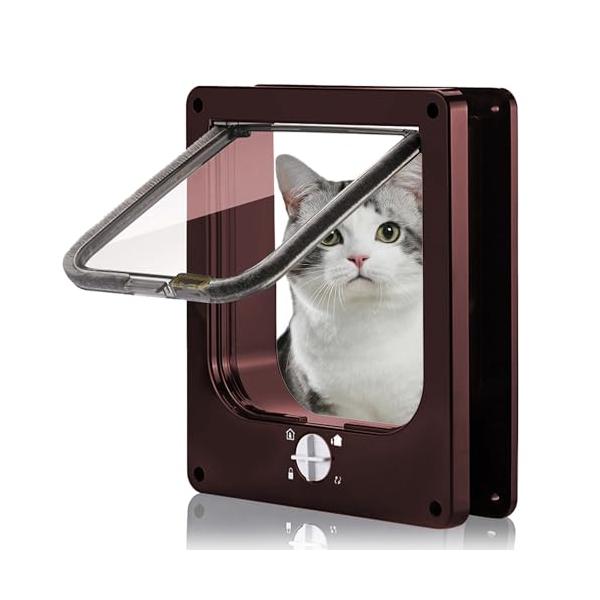 ダークブラウン/L19.5*18.5cm/cwm-065・Size:L19.5*18.5cm・サイズ外寸27 × 23.5cm、内寸19.5 × 18cm。内部/外部のドア、壁、窓、キャビネット、ガラスなど、様々な取り付け場所に対応します。...