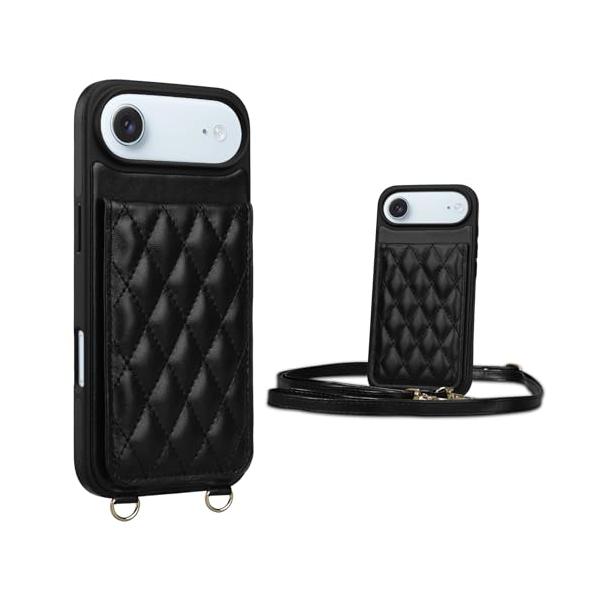 ブラック/iPhone Air/-・Size:iPhone AirColor:ブラック・対応機種縦置き機能付きで、ショルダーストラップが同梱されており、首や肩に掛けられます。信頼性の高い素材を使用し、背面にはマグネットタイプの収納機能がある...