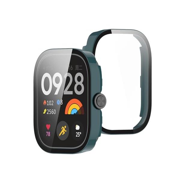 グリーン/Redmi Watch 4/-・Size:Redmi Watch 4Color:グリーン・対応機種本製品は[シャオミ] スマートウォッチ Redmi Watch 4 専用ケースです。・全面保護カバー高透明度の日本製ガラスと約1.3...