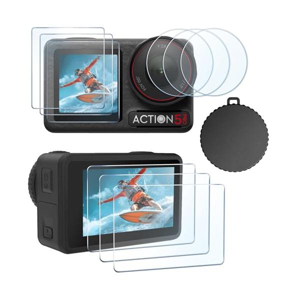 HD透明/-/dji osmo action 5 pro films・Model:dji osmo action 5 pro films・パッケージ個数:1・DJI Osmo Action 5 pro専用DJI Osmo Action 5 ...
