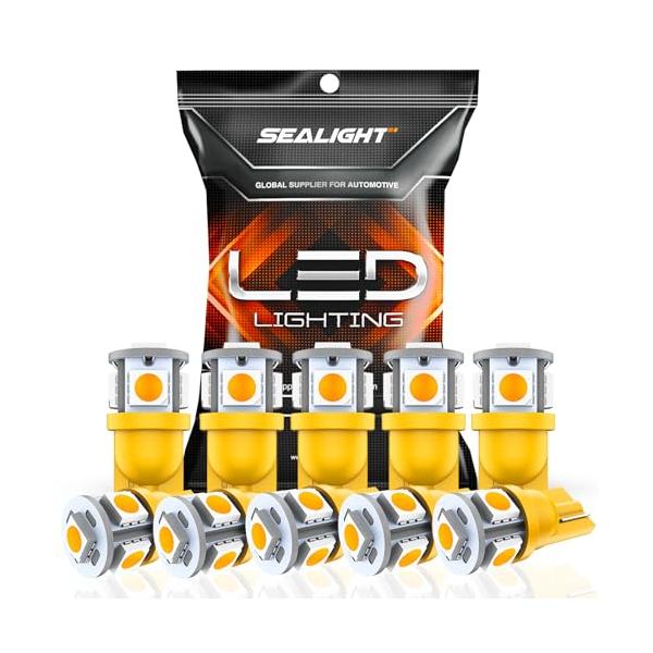 194 LED BULB-黄/-/194 LED BULB・Model:194 LED BULB・パッケージ個数:1・ 抜群の明るさ │ 360度照射 明るさはほぼ純正の6倍の300ルーメンとなっております、光学設計にもこだわりがあり、後方...