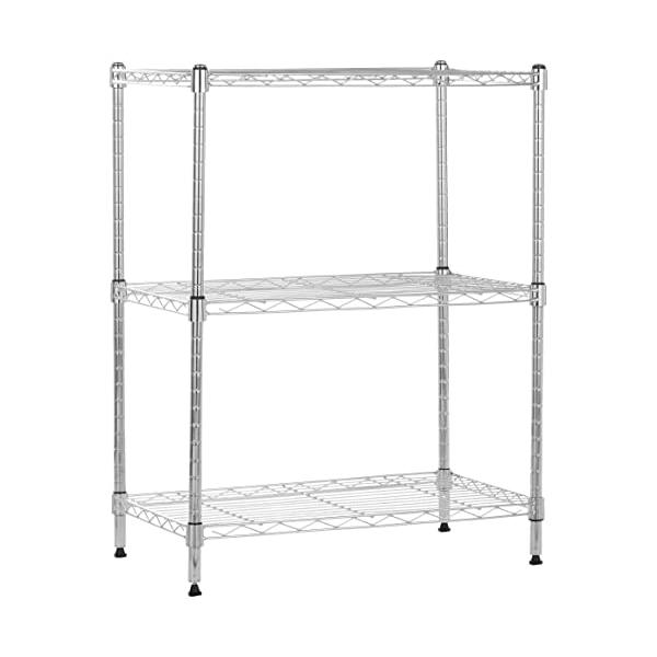 キャスターなしクロム/幅58.9 x 奥行34 x 高さ76.2cm/SL-SUAM-5・Color:クロムSize:幅58.9 x 奥行34 x 高さ76.2cmStyle:キャスターなし・パッケージ個数:1・本体:幅58.9 x 奥行3...