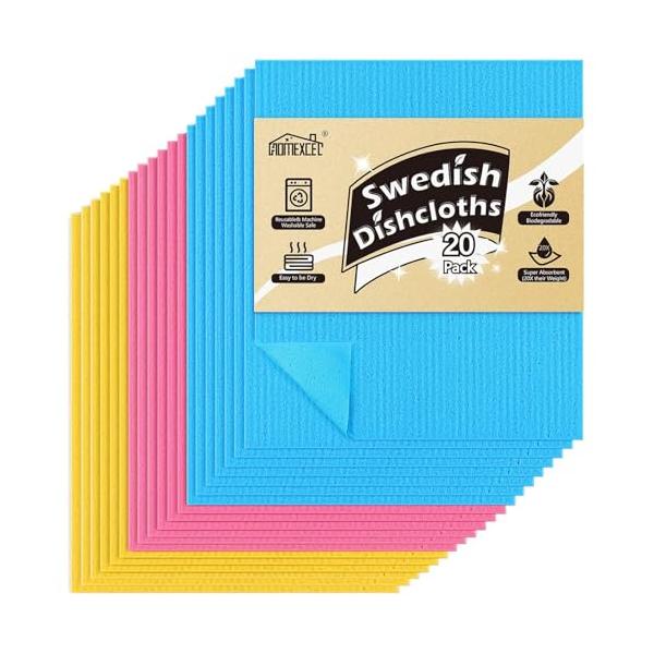 マルチカラー/-/JP-201・Color:マルチカラーPackageQuantity:20・パッケージ個数:20・HOMEXCELのセルロースクロスは、植物繊維から作られた吸収性と速乾性に優れた吸収クロスです。デリケートな表面の拭き掃除に...