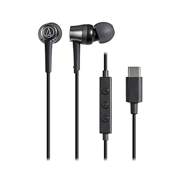 USB Type-Cブラック/小型/ATH-CKD3C BK・Color:ブラックStyle:USB Type-C・パッケージ個数:1・高音質、解像度の高いクリアサウンド・再生や音量調整などを手元で直感操作・ストレスのない動画視聴やゲームプ...