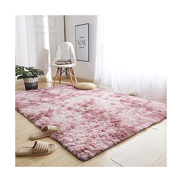 ?代ピンク/200x300cm/カーペット ラグ・Size:200x300cmColor:ピンク・?厚手版仕様サイズ：200x300cm 、重量3.75KG。裏面：不織布(滑り止め付き)。毛足の長さ約40mm 厚さ約10mm 。弾性が抜群、...