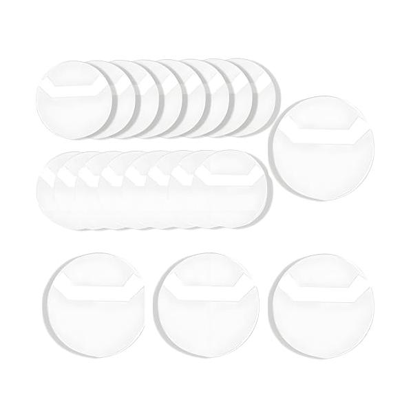 1.セット内容：缶バッジカバー20枚セット、サイズ：62MM（58mm缶バッジ対応）、カラー：透明。・2.素材：良質なPVC材料を採用し、変形したりひび割れたりしにくいため、バッジが損傷されたり汚れたりしないように保護でき、バッジの使用寿命...