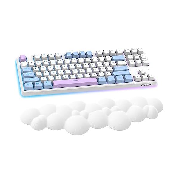 芸術ホワイト/38x11x2cm/-・Color:ホワイト・高品質な材質キーボード クッションは、ゆっくり跳ね返る記憶スポンジと快適で涼しい素材で作られています。スローバック素材のメモリーコットンと変形しにくく、通気性に優れたPU素材を採用...