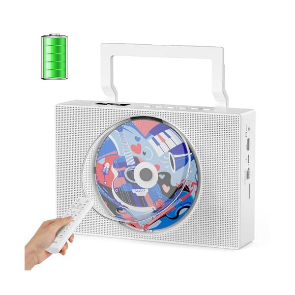 モダンホワイト/-/KC-606・Color:ホワイト・多彩な音源をこの一台で！最新Bluetooth送受信対応のCDプレーヤーこの一台でCD鑑賞はもちろん、最新のBluetooth 5.0による双方向接続で、お手持ちのBluetoothイ...