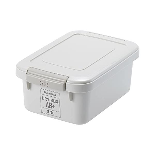 抗菌タイプウォームグレー/5.5L/KMC-89AG55WG・Color:ウォームグレーSize:5.5LStyle:抗菌タイプPatternName:単品・パッケージ個数:1・ボックスの表面で菌が増殖するのを銀イオンで抑制する、抗菌加工の...