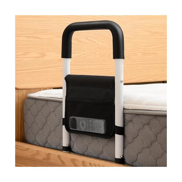 モダン白い/-/-・パッケージ個数:1・転倒防止革新的なU型伸縮管（ベースフレーム）はマットレスの変形を防ぎ、背中を傷つけず、快適な睡眠を確保します。妊婦、高齢者、障害者、術後の患者に適しています、使用者に最適な快適性を提供しています。・滑...