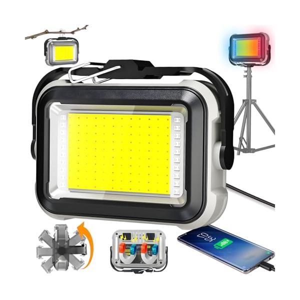 モダングレー/COBライト/ZTP-03・Size:COBライト・パッケージ個数:1・?3000LM超高輝度・高品質COBライト・均一な光最新LED作業灯は全光束でルーメンが3000lmを達し、照射範囲が広く、夜間屋外を十分照らすことができ...