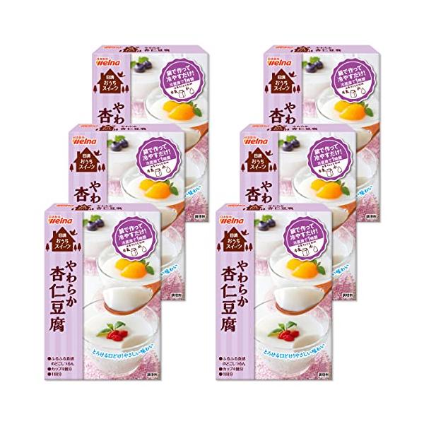 杏仁豆腐-/60グラム (x 6)/-・FlavorName:やわらか杏仁豆腐・パッケージ個数:6・内容量:60g×6個・商品サイズ(高さ×奥行×幅):140mm×97mm×120mm・原材料:砂糖、デキストリン、ぶどう糖、植物油脂、乳等を...