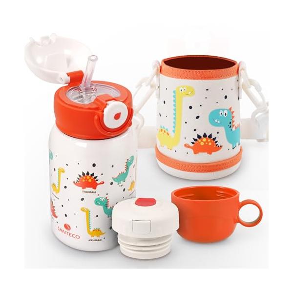 ピンク/450 ml/Mara・Color:ピンク・2つのフタ、2つの使い方MARAシリーズは、2つタイプのフタを付属しております。ストロー付きフタを使うと、素早く水分補給ができます。コップタイプフタを使うとお友達と一緒に楽しいジュースタイ...