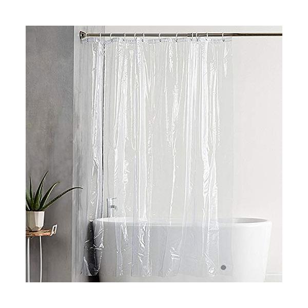1透明/丈180 cm x 幅120 cm (1枚組)/-・Size:丈180 cm x 幅120 cm (1枚組)・防水防カビバスカーテン表面はナノ加工で、水やカビが付けません。手入れも簡単、汚れなどはタオルで拭いてすぐ乾燥し、きれいにな...