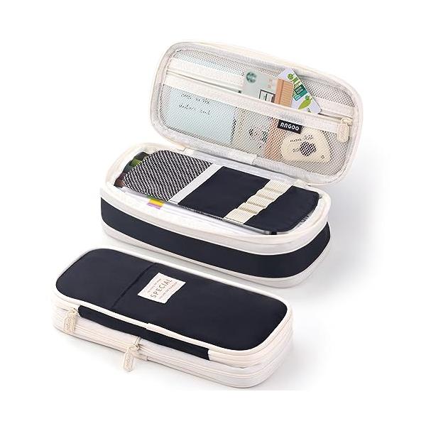 STAROURブラック/-/STAROUR・Color:ブラック・パッケージ個数:1・マチ付くなデザイン身中のファスナーを開ければ、マチ付きデザインになり、展開で広がる拡張式。見開き式になるので、中身が見やすく、消しゴムや修正テープなど、小...