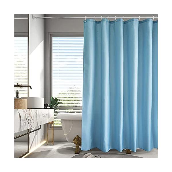 designライトブルー/丈150 cm x 幅120 cm (1枚組)/-・Color:ライトブルーSize:丈150 cm x 幅120 cm (1枚組)・サイズ：幅120x丈150cm　素材：100%ポリエステル　仕様：防水防カビ　パ...